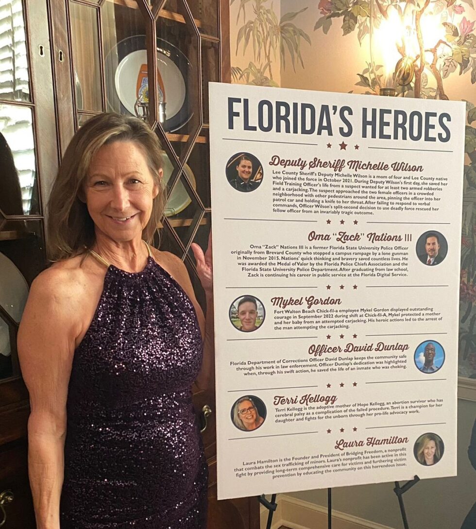 Laura Was Selected as One of Florida’s Heroes in March of 2023